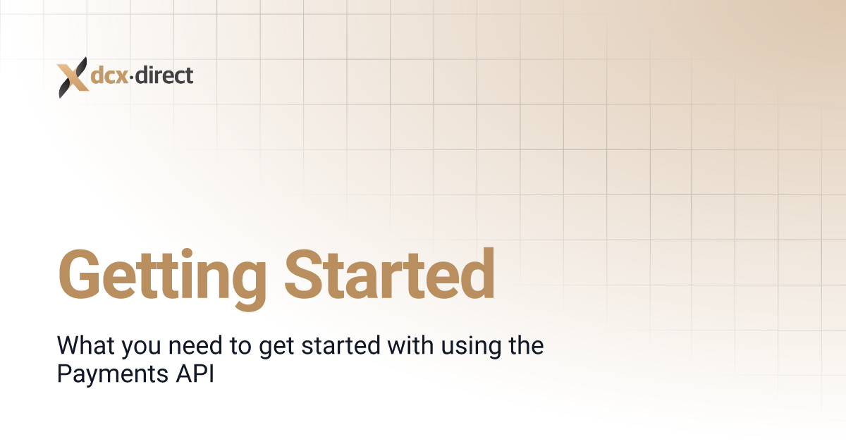 Getting Started | DCX Technology Pty Ltd Getting Started | DCX Technology Pty Ltd